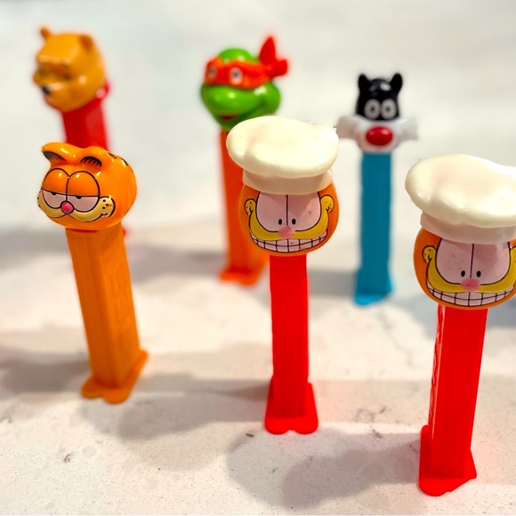 pez | Toys | Vintage Pez Dispenser Garfield Lot | Poshmark